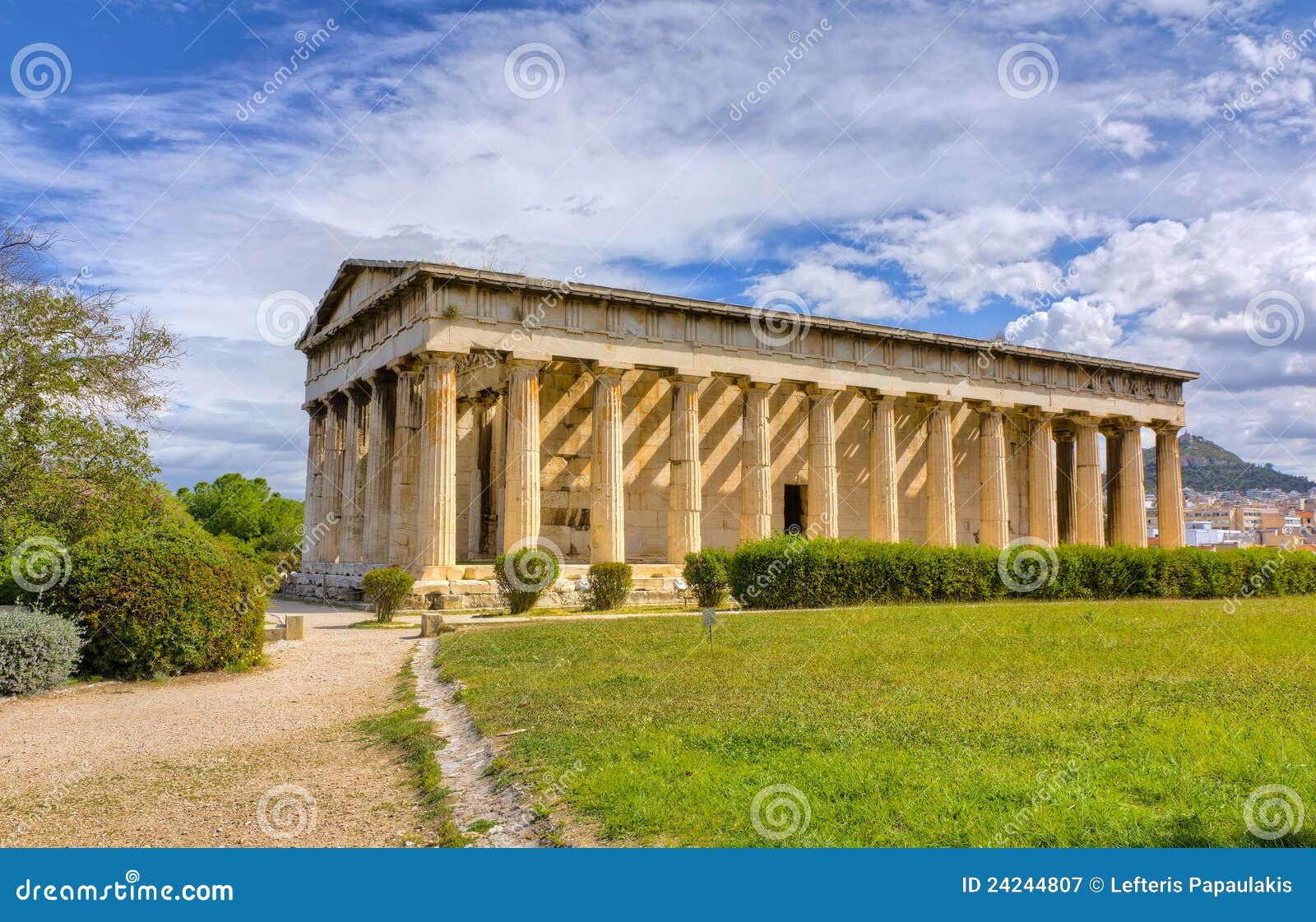 The Temple Of Hephaestus Or Hephaisteion Or Earlier As The Theseion A ...