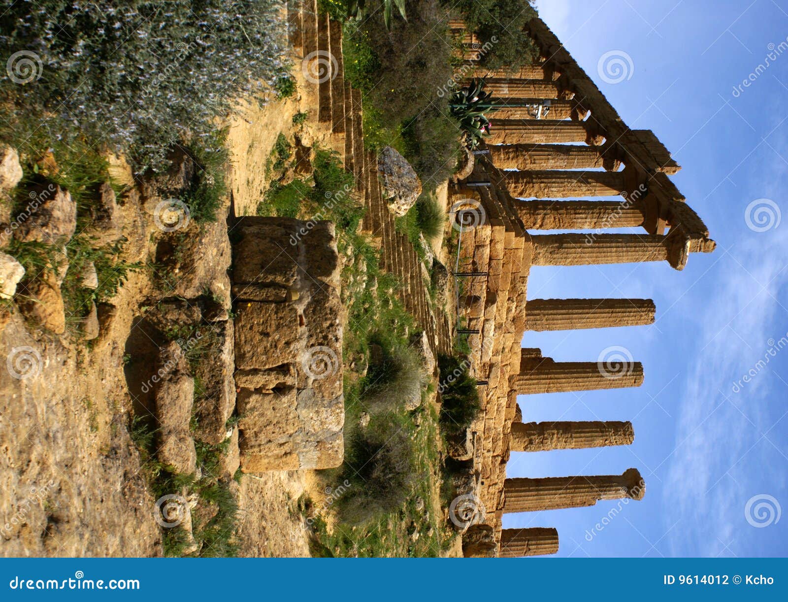 Temple of Hera stock photo. Image of famous, pagan, concordia - 9614012