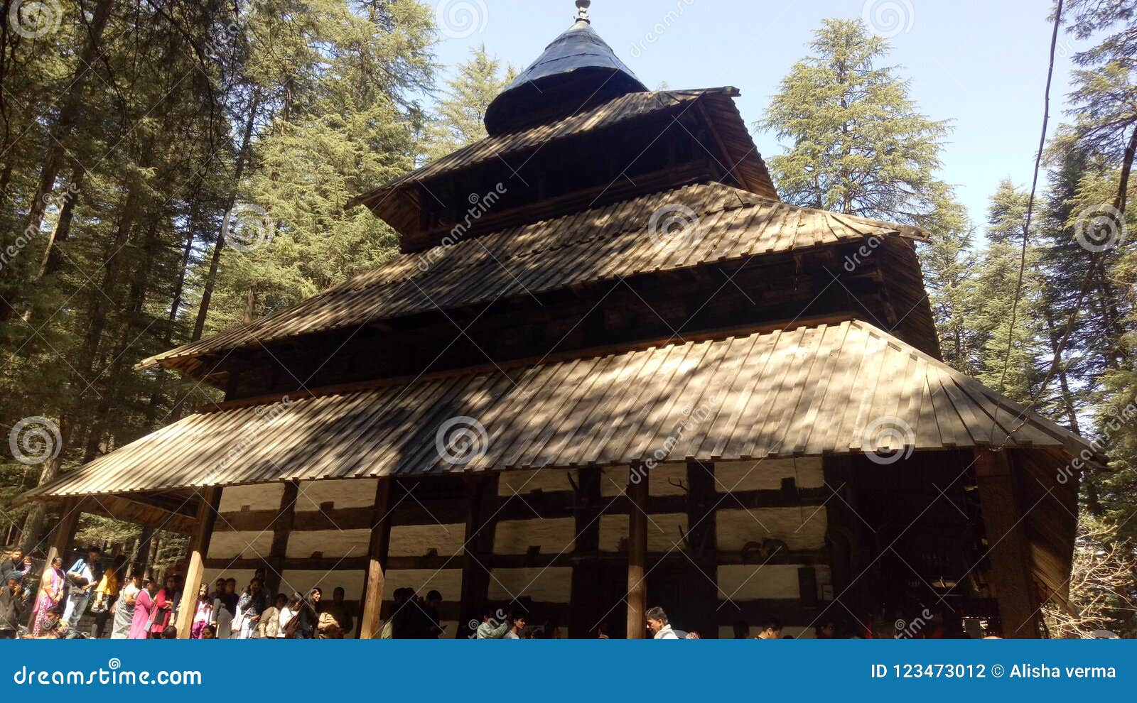 Hidimba temple editorial photography. Image of hidimba - 123473012