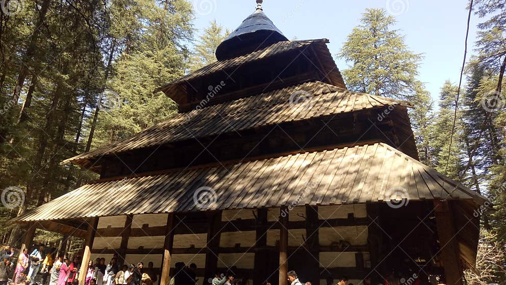 Hidimba temple editorial photography. Image of hidimba - 123473012