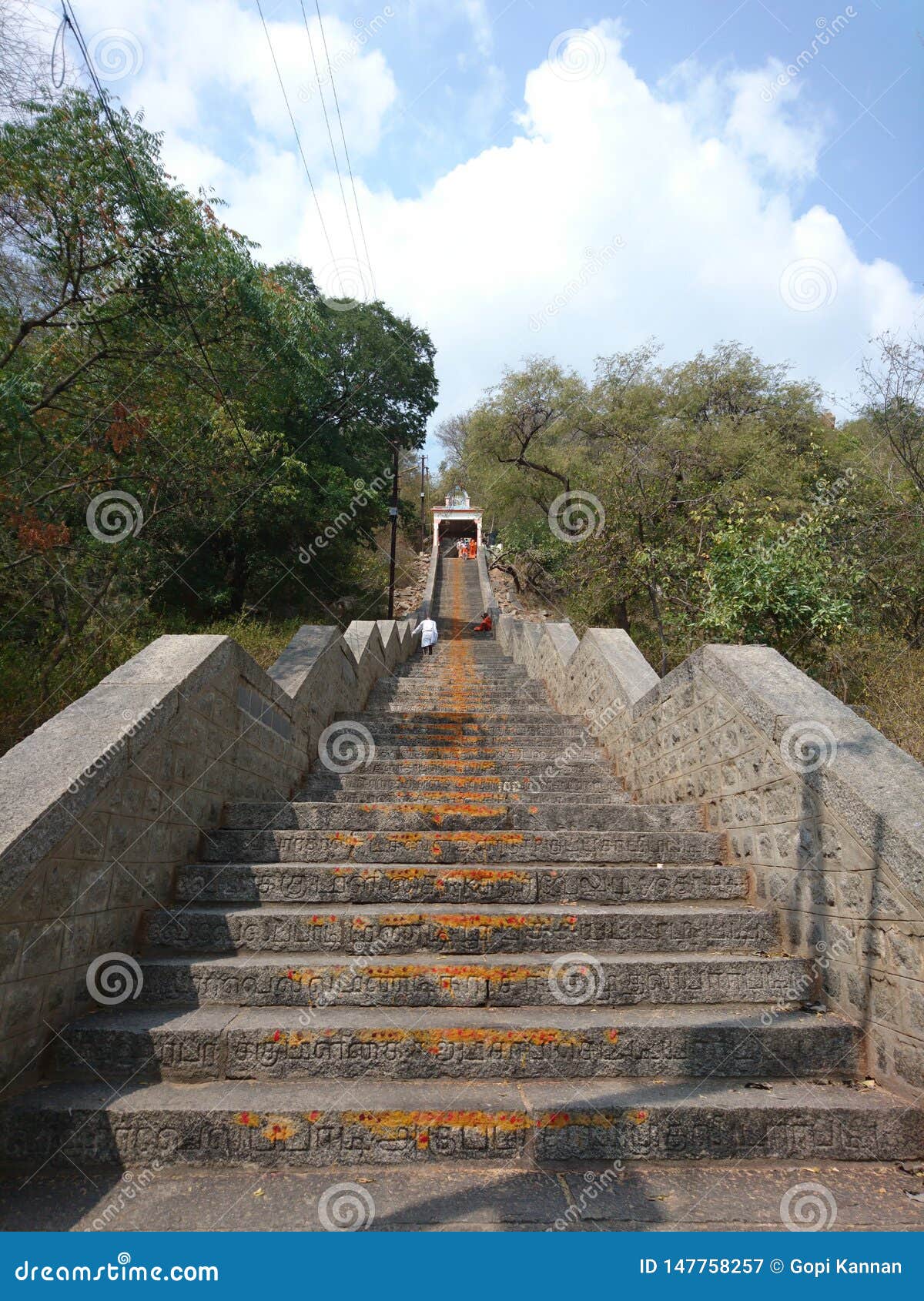 Temple high hill steps stock image. Image of steps, temple - 147758257