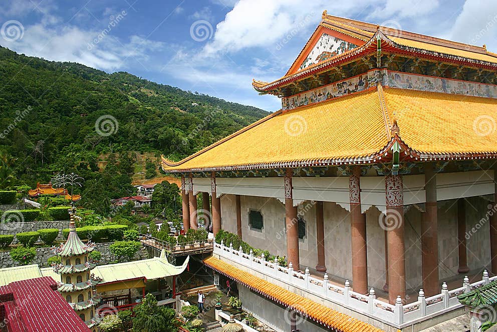 Temple by the hill stock image. Image of landmark, temple - 322049