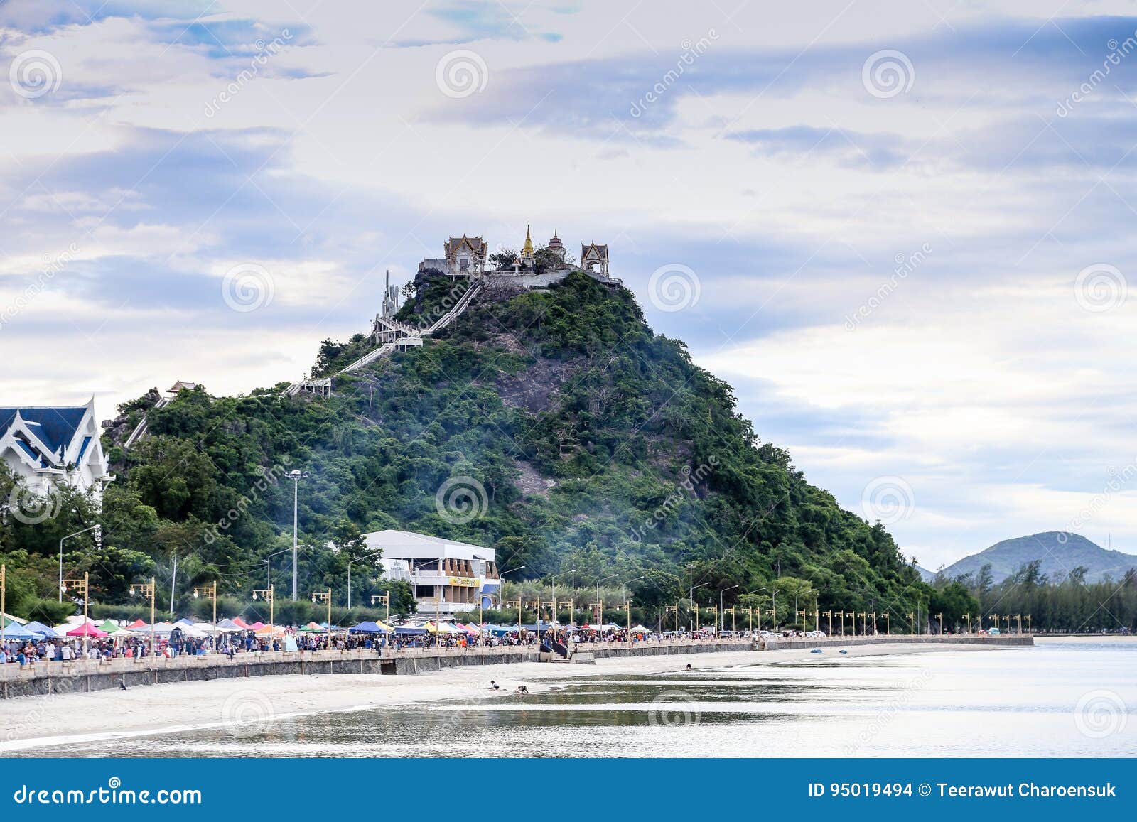 Temple on the hill stock photo. Image of mountain, landmark - 95019494