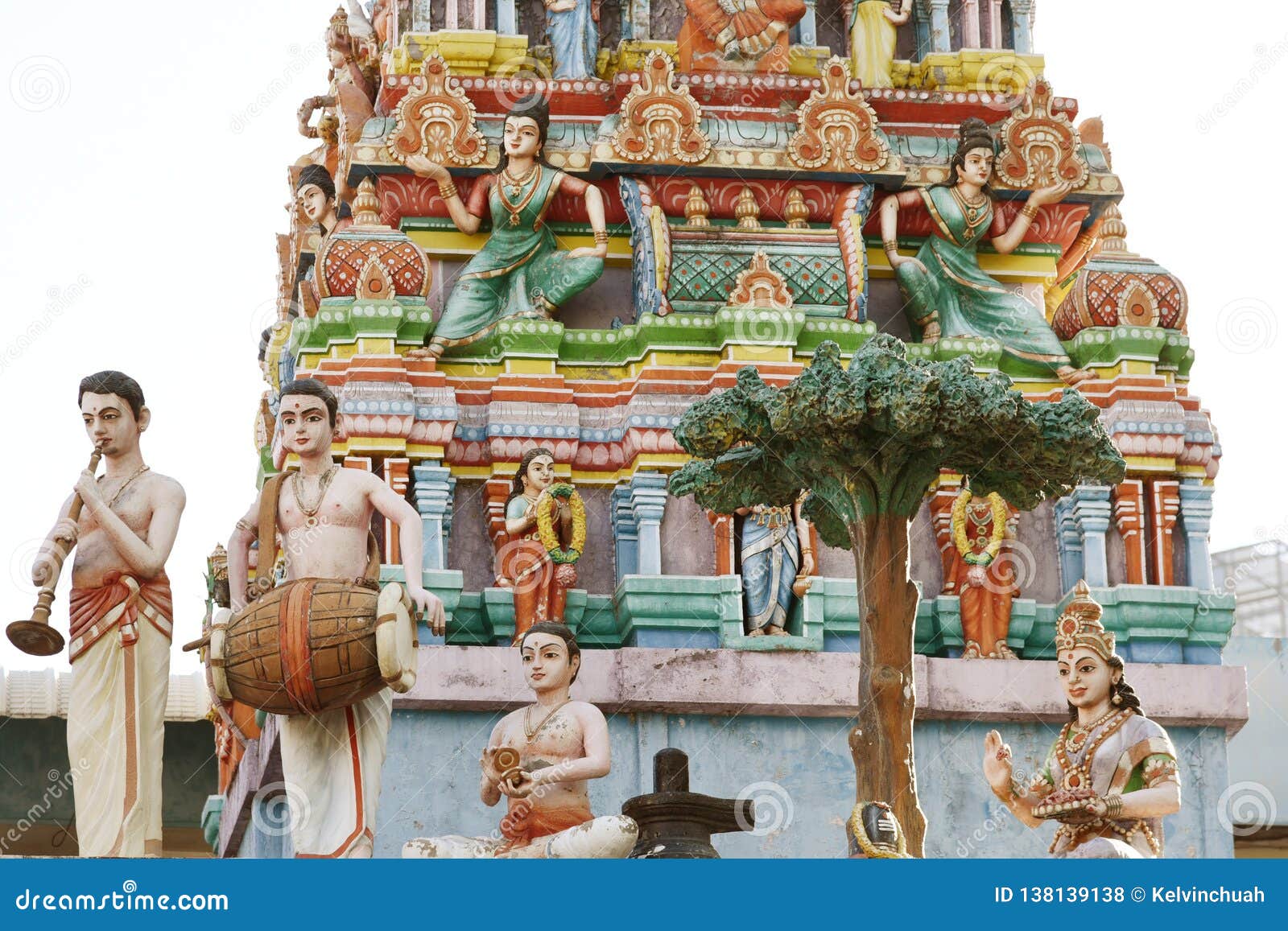 Temple hindou - Inde photo stock. Image du temple, indien - 138139138
