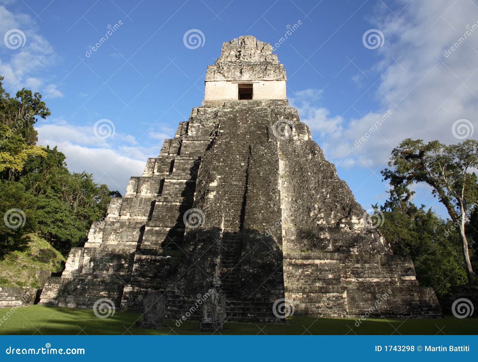 TIKAL, GUATEMALA Pyramids Located In El Peten Department, Tikal ...