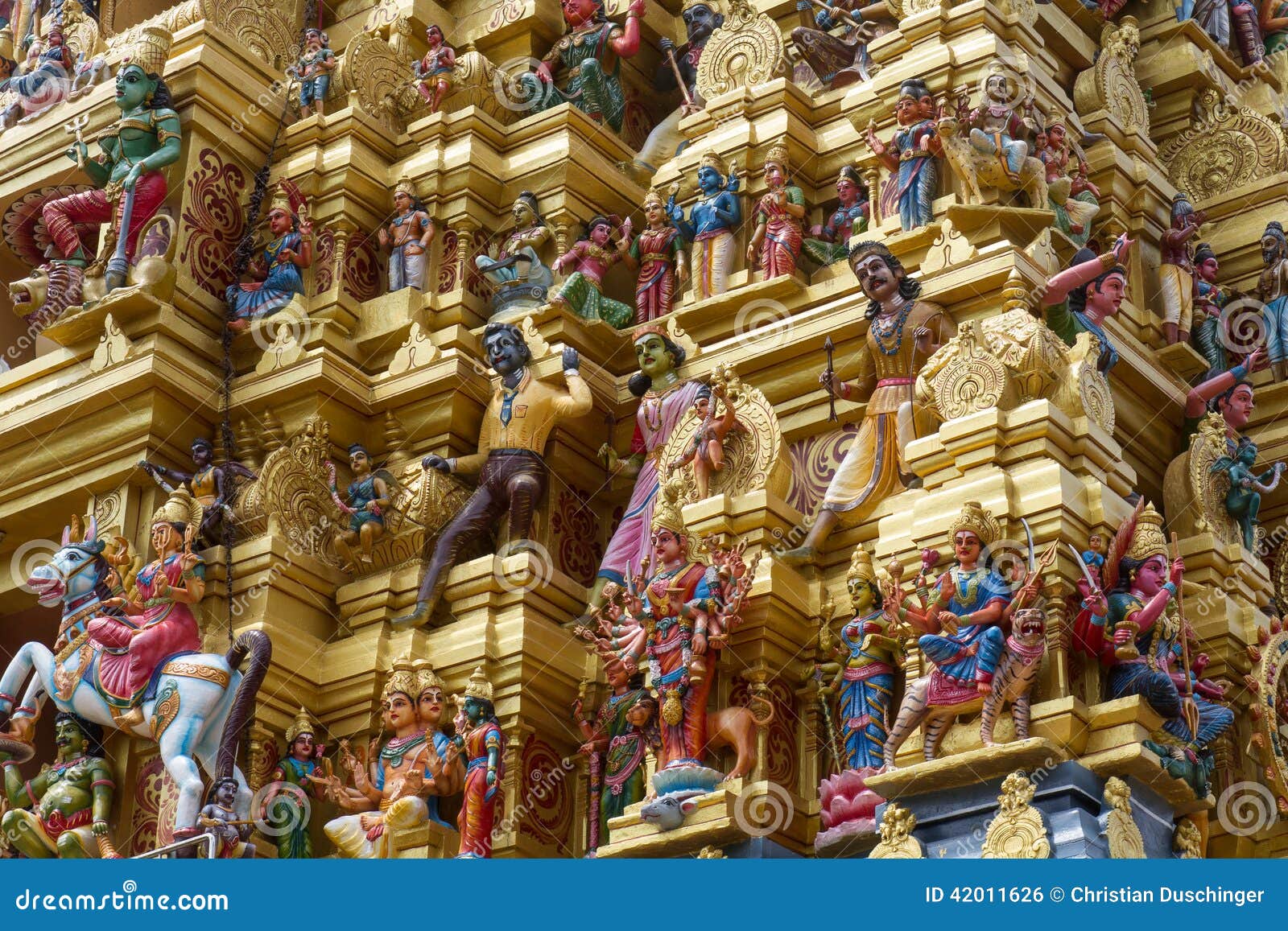 Temple indou de Matale photo stock. Image du ciel, décoration - 42011626