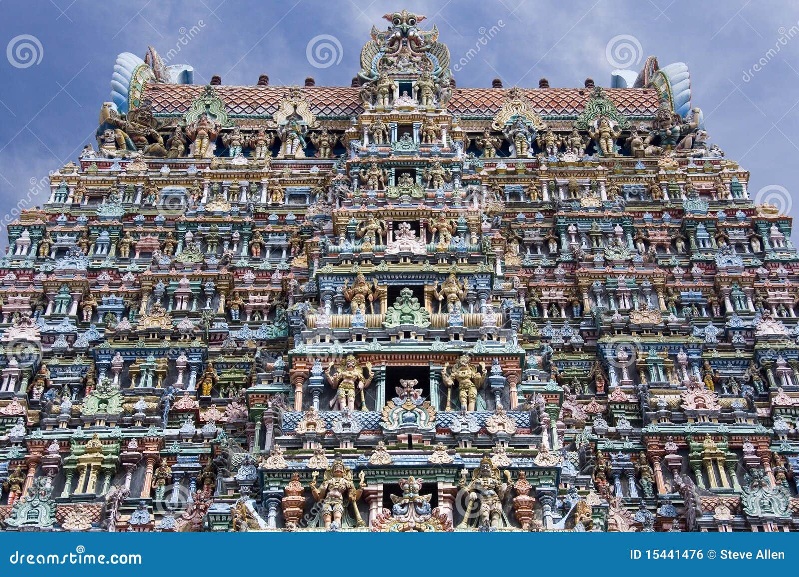 Temple Indou De Minakshi Sundareshvara - Inde Photo stock - Image du ...