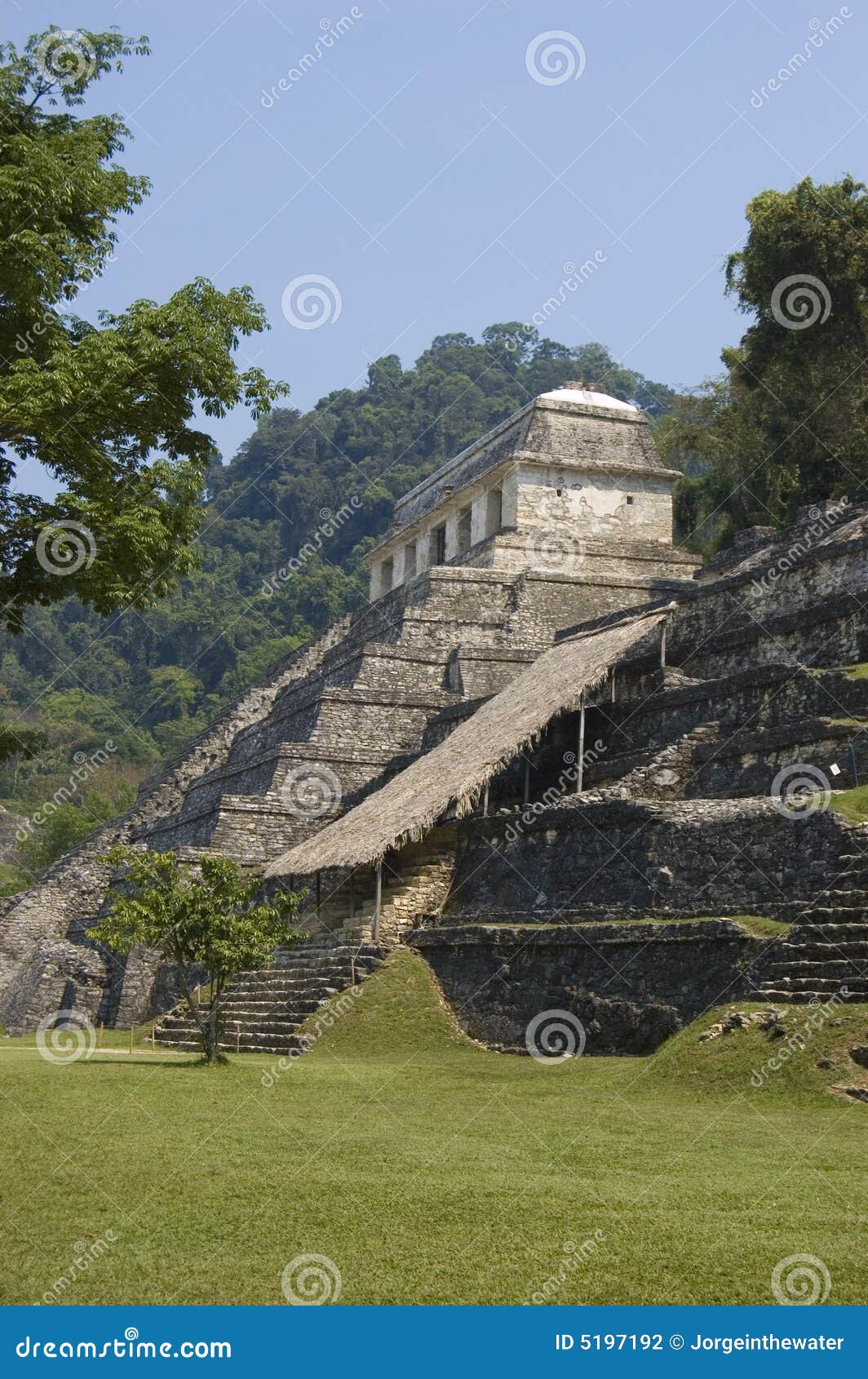 Temple of the Inscriptions stock photo. Image of mysterious - 5197192