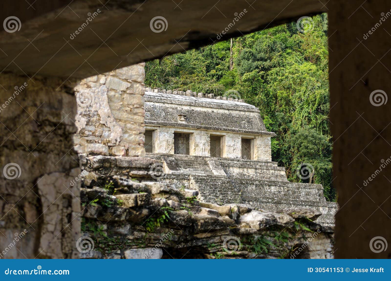 Temple of Inscriptions stock image. Image of mesoamerica - 30541153