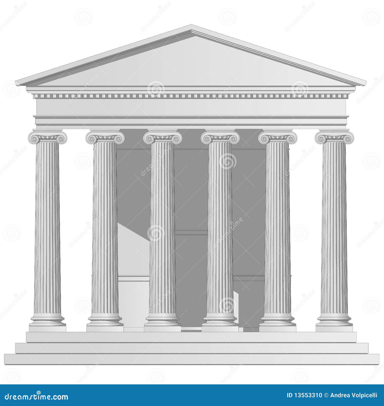 Temple Ionic Picture. Image: 13553310