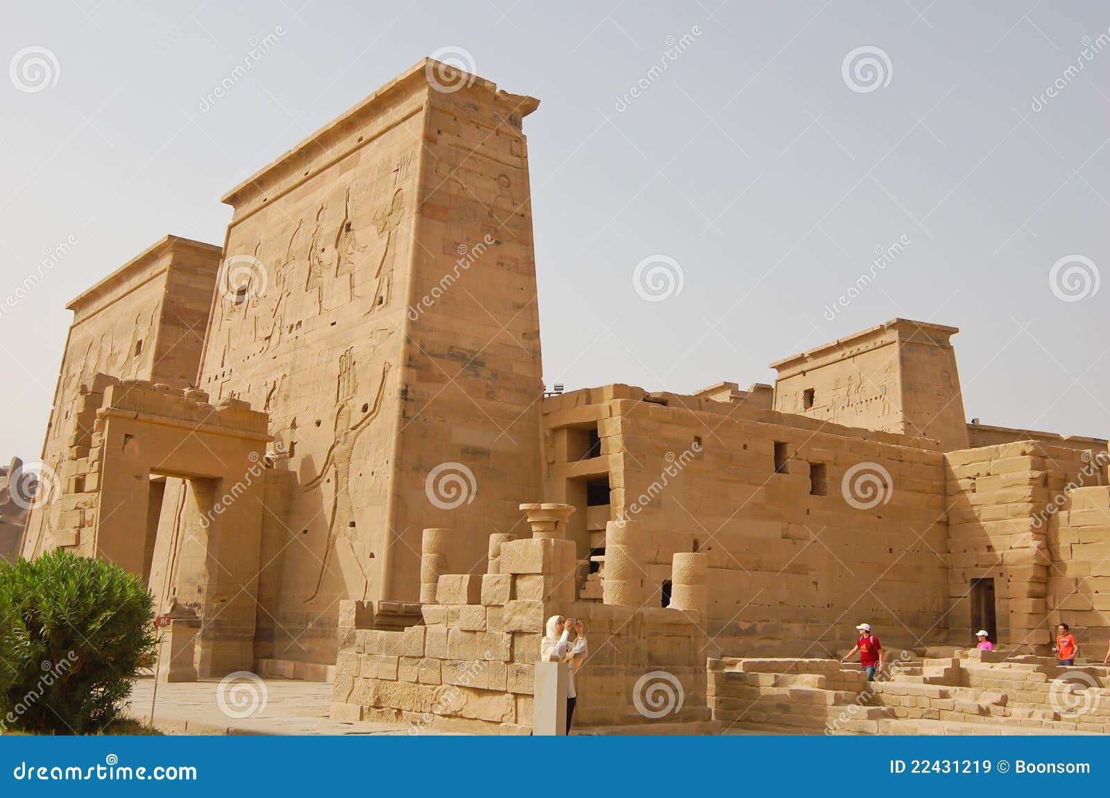 Temple of Isis in Philae, Egypt Editorial Stock Image - Image of ...