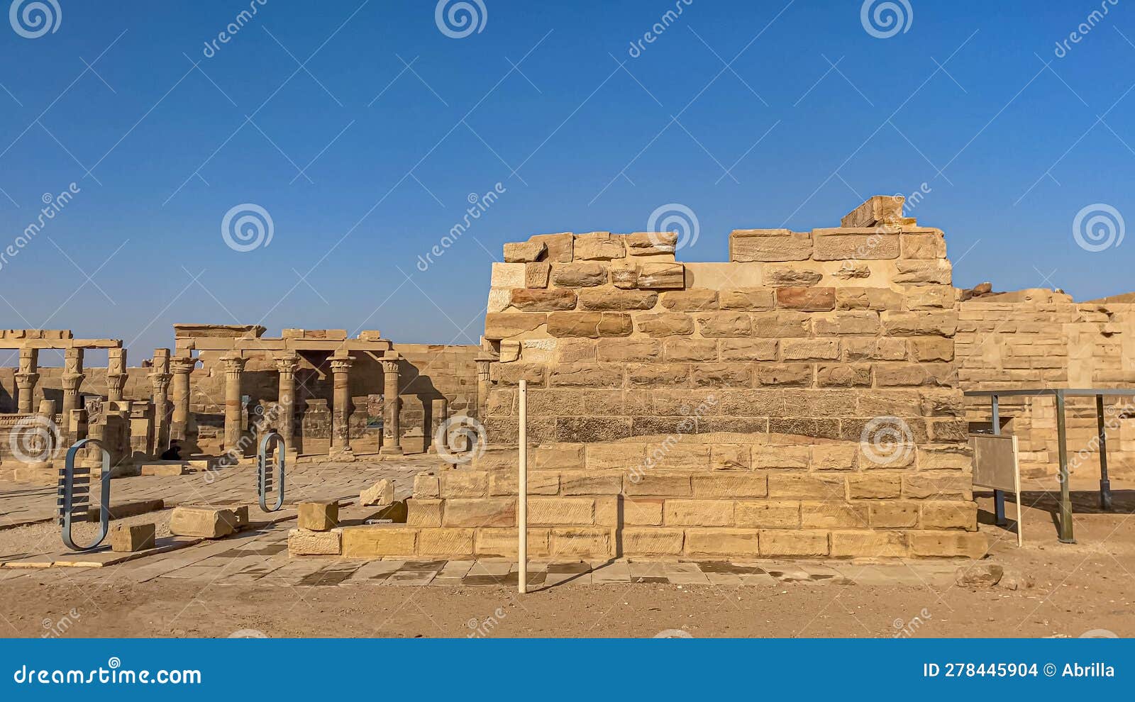 Temple of Isis at Philae Island in Aswan, Egypt Editorial Stock Image ...