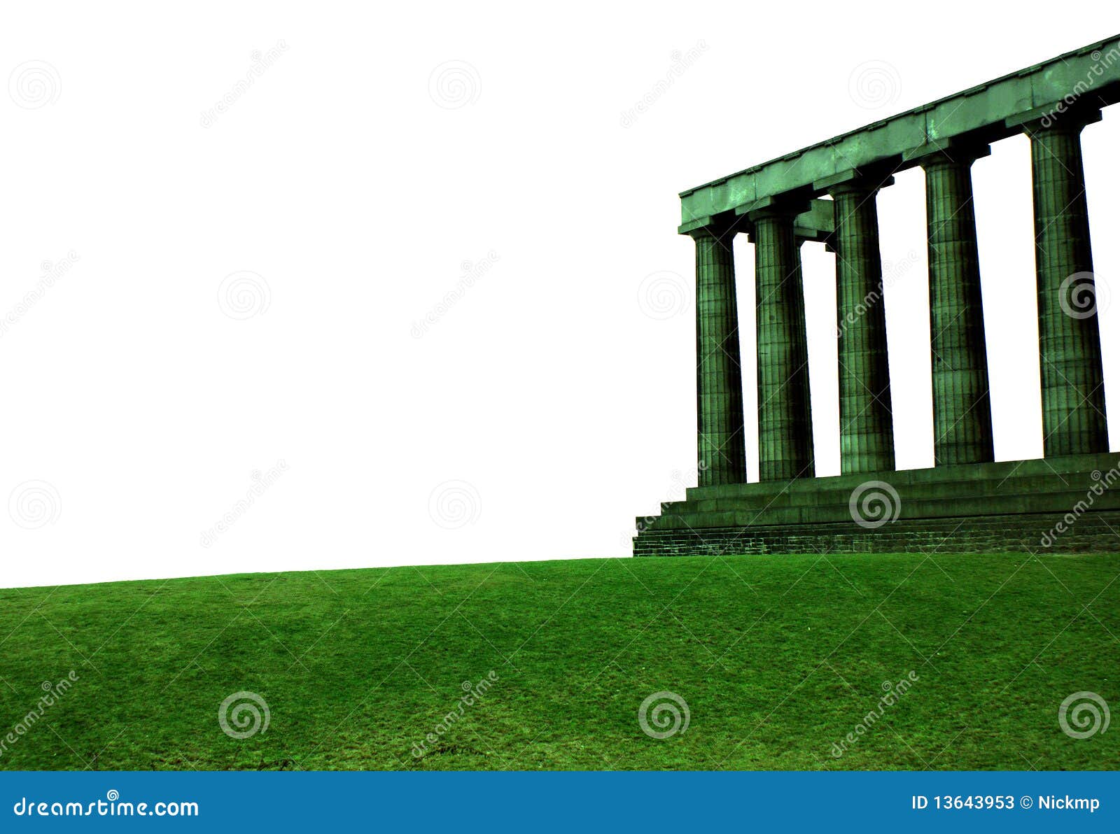 Temple isolated stock image. Image of edinburgh, building - 13643953