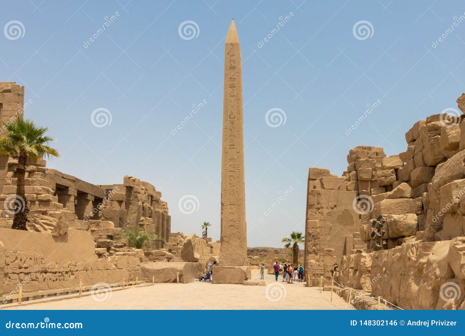 Thutmose I Obelisk in Amun Temple Editorial Photo - Image of archeology ...