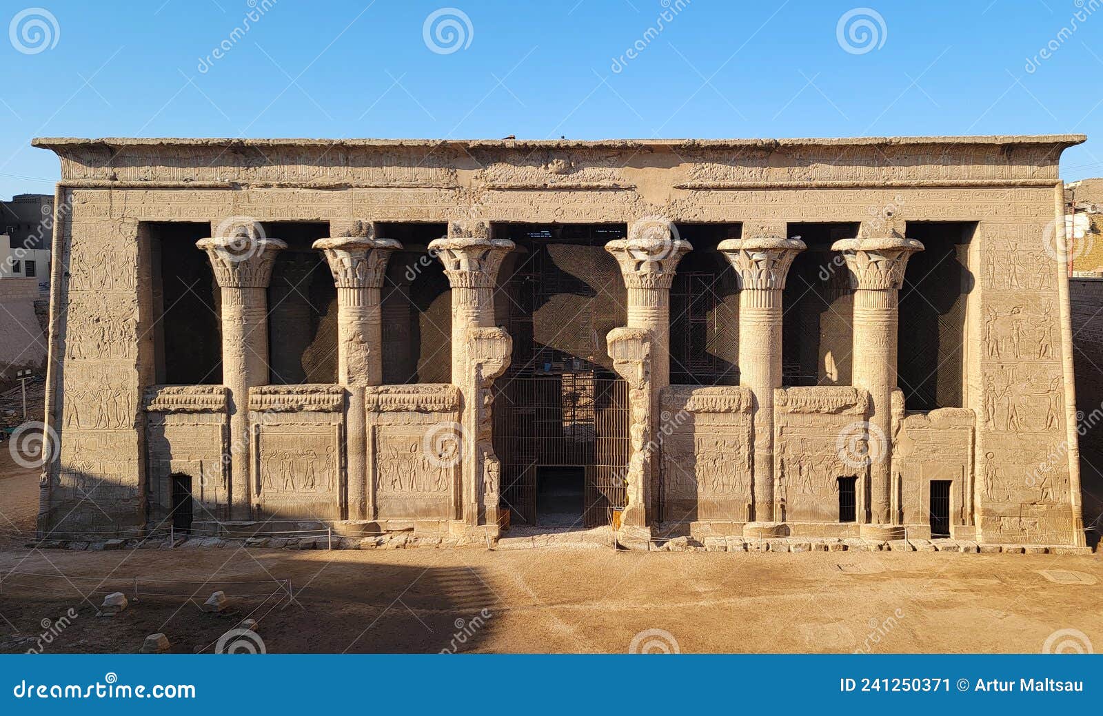 Temple of Khnum. the Temple of Esna, Dedicated To the God Khnum. Egypt ...