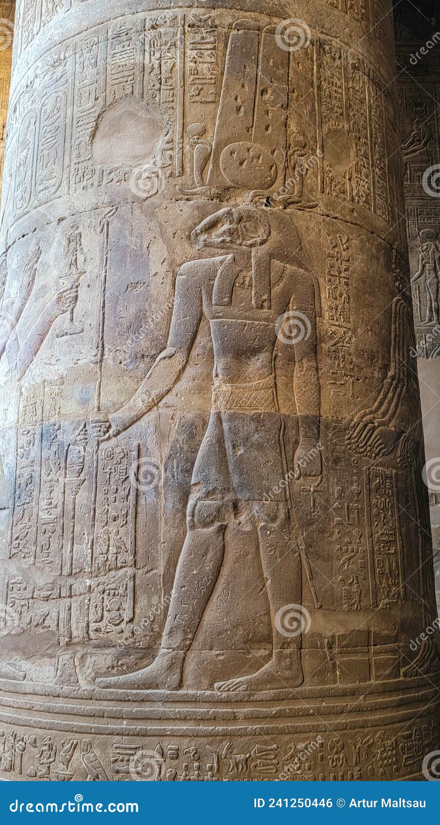 Temple of Khnum. the Temple of Esna, Dedicated To the God Khnum. Egypt ...