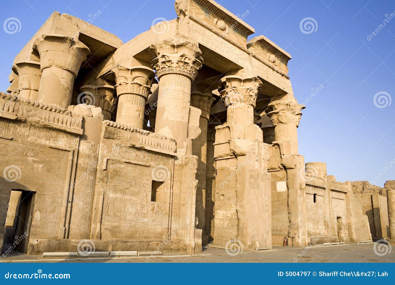 Temple of Kom Ombo stock image. Image of king, exterior - 5004797
