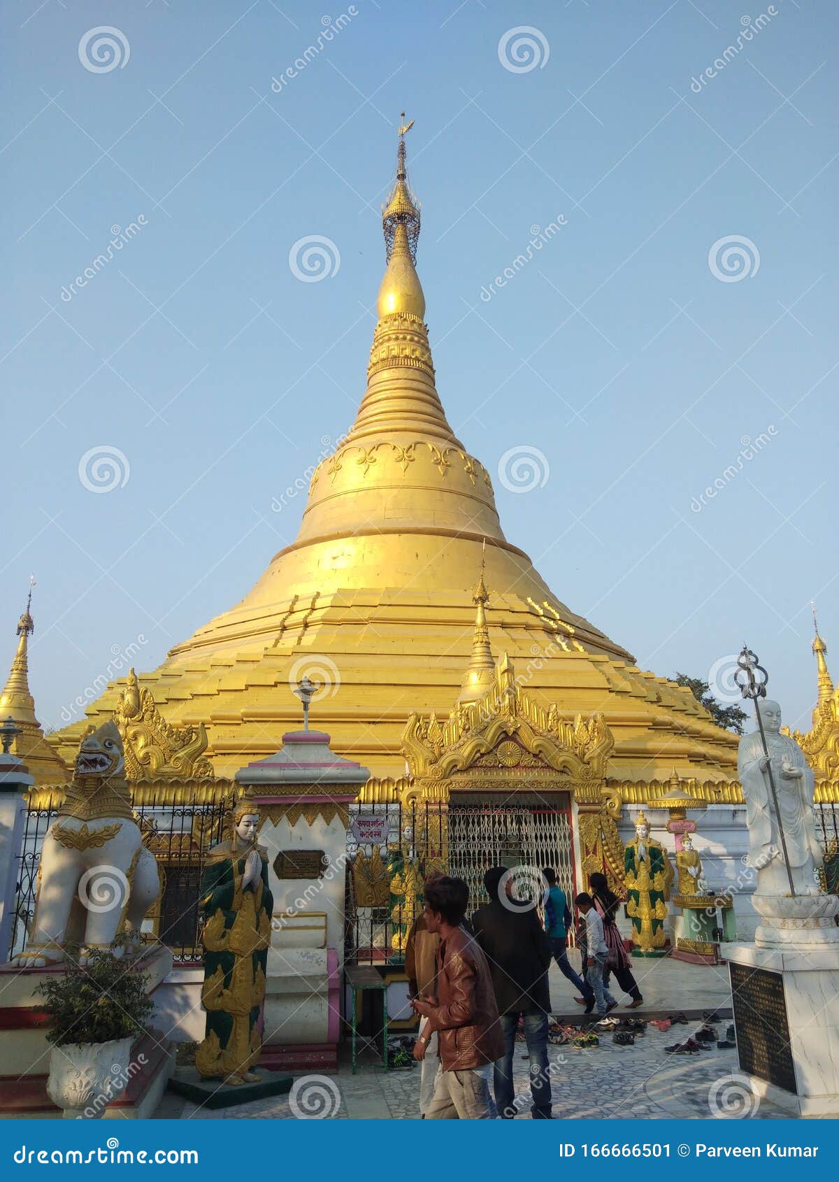 This Temple Kushinagar Uttar Pradesh India Editorial Photo - Image of ...