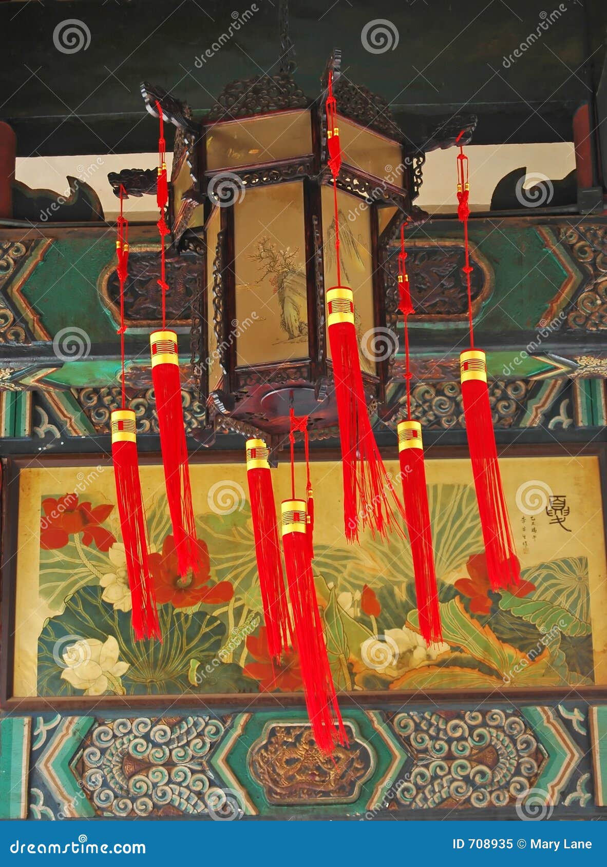 Temple Lanterns stock image. Image of chinese, traditional - 708935