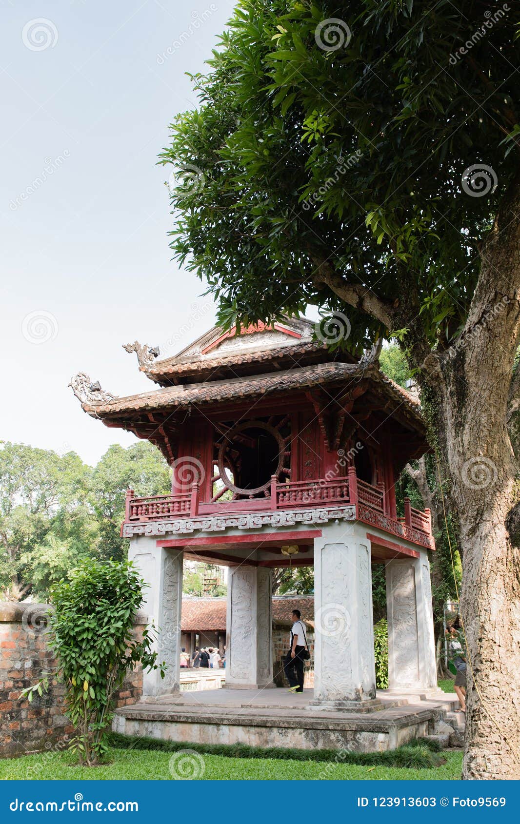 Temple of Literature, the Van Mieu, in the Centre of Hanoai Editorial ...