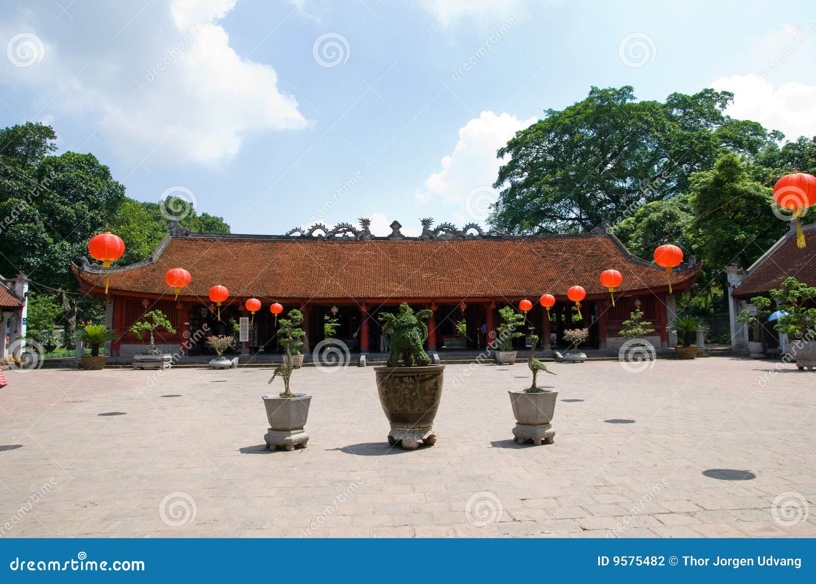 Temple of Literature, Van Mieu, in Hanoi Stock Photo - Image of vietnam ...