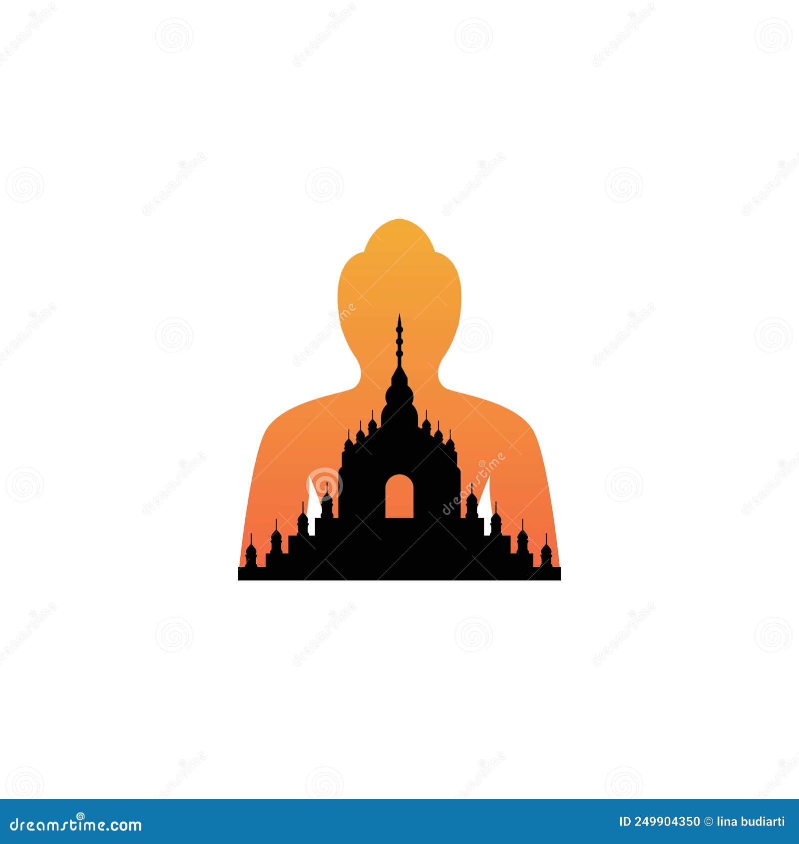 Temple logo stock vector. Illustration of buddhism, culture - 249904350