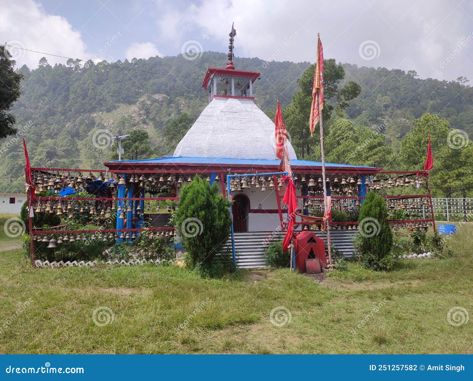 Temple of Maa Mathyana stock photo. Image of khal, kali - 251257582