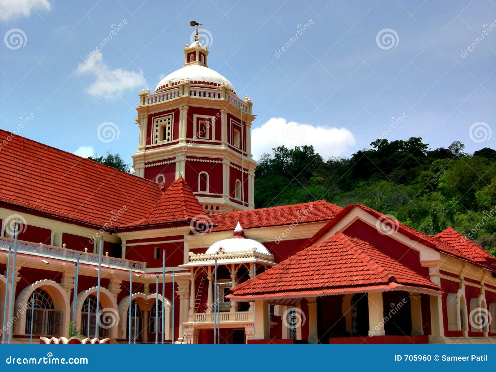 Temple_Mangeshi_03 stock photo. Image of culture, mandir - 705960