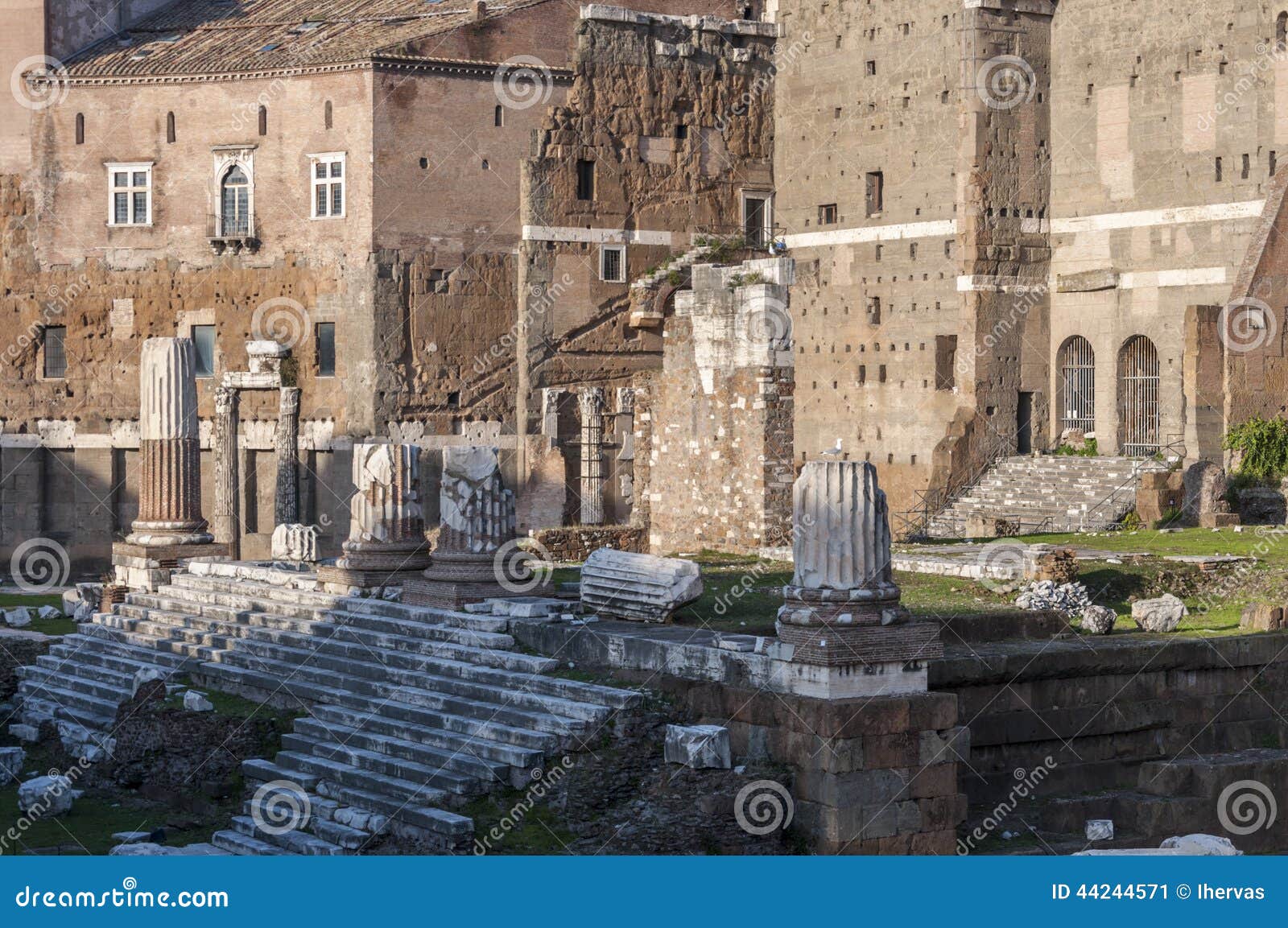 Temple of Mars Ultor stock image. Image of city, imperial - 44244571