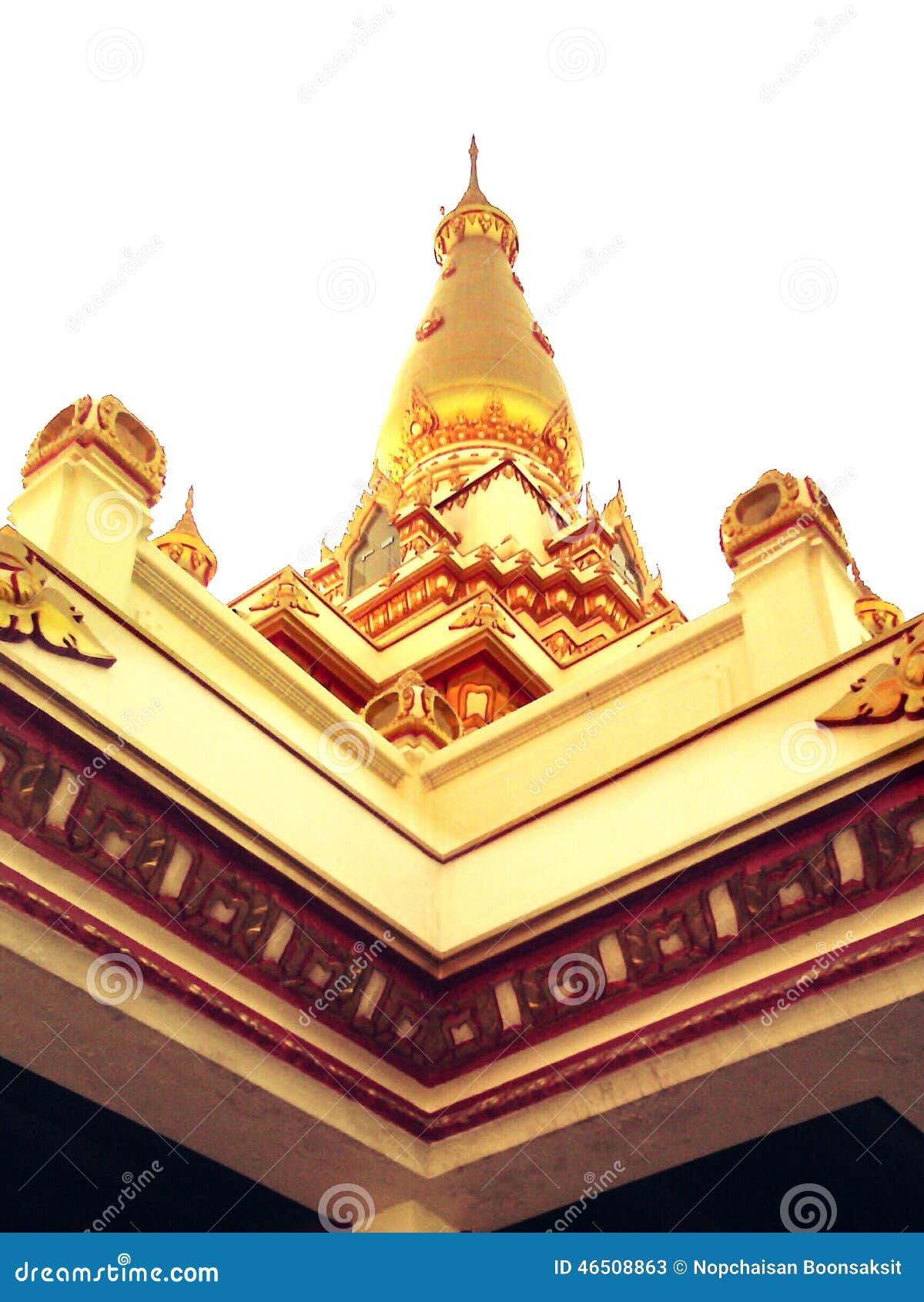 Temple stock image. Image of monastery, beauty, gold - 46508863