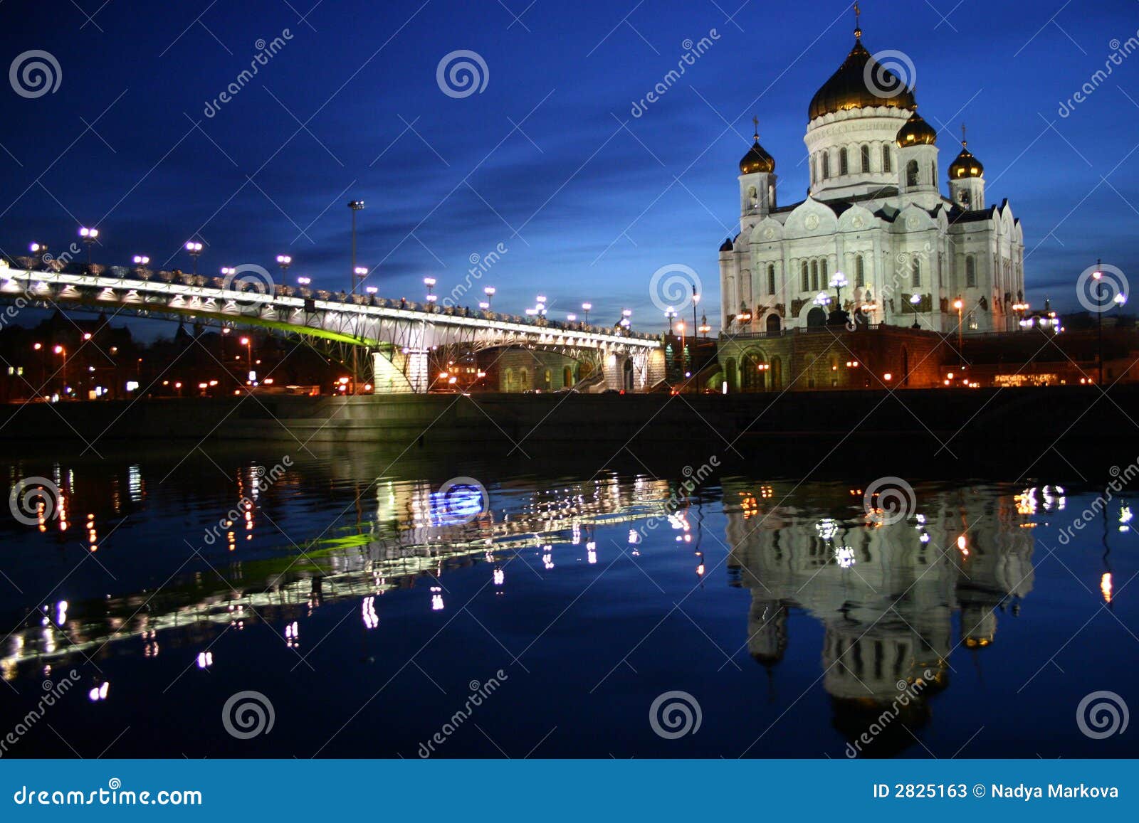 Temple in Moscow stock image. Image of dome, moscow, church - 2825163