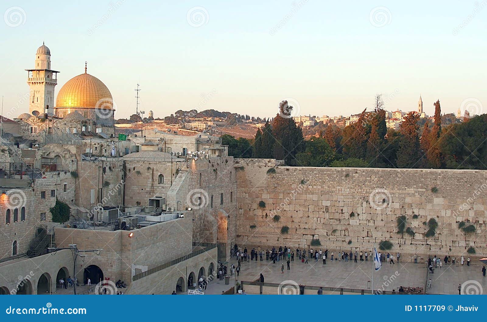 The Temple Mount in Jerusalem Stock Image - Image of sites, spiritual ...