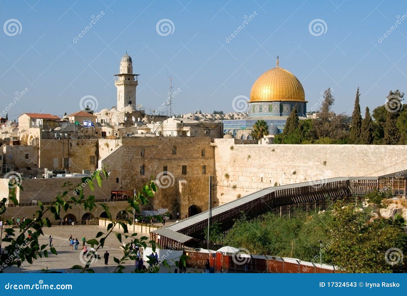 The Temple Mount in Jerusalem Stock Image - Image of allah, gold: 17324543