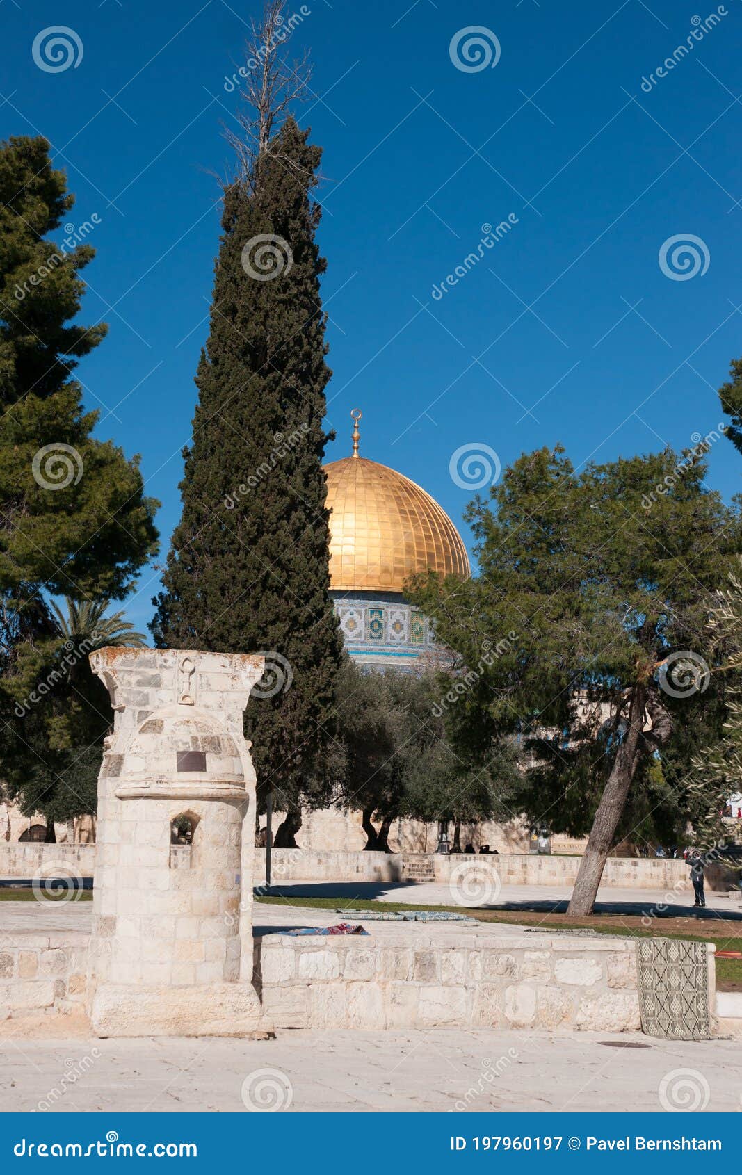 Temple mount in Jerusalem stock image. Image of mount - 197960197