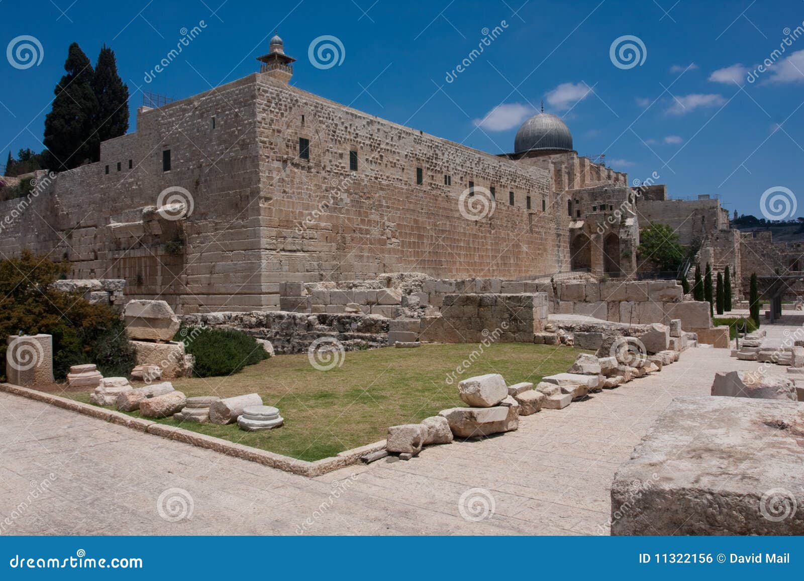 Temple Mount in the Old City of Jeruslaem Stock Photo - Image of asia ...