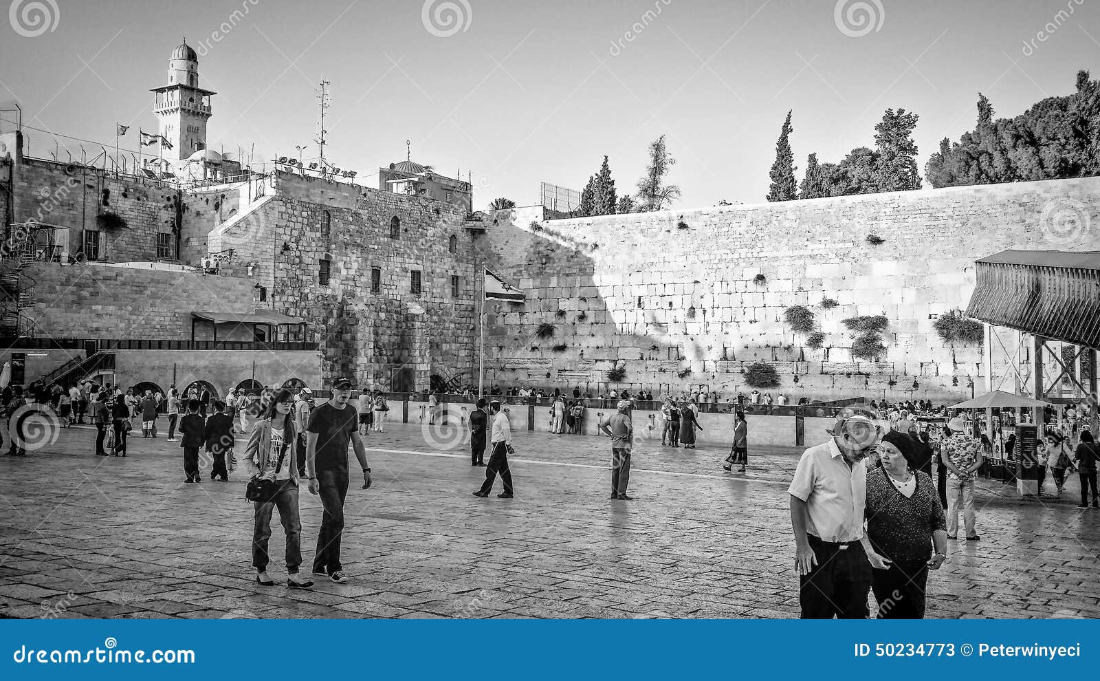 Temple Mount and the Western Wall Editorial Stock Photo - Image of wall ...