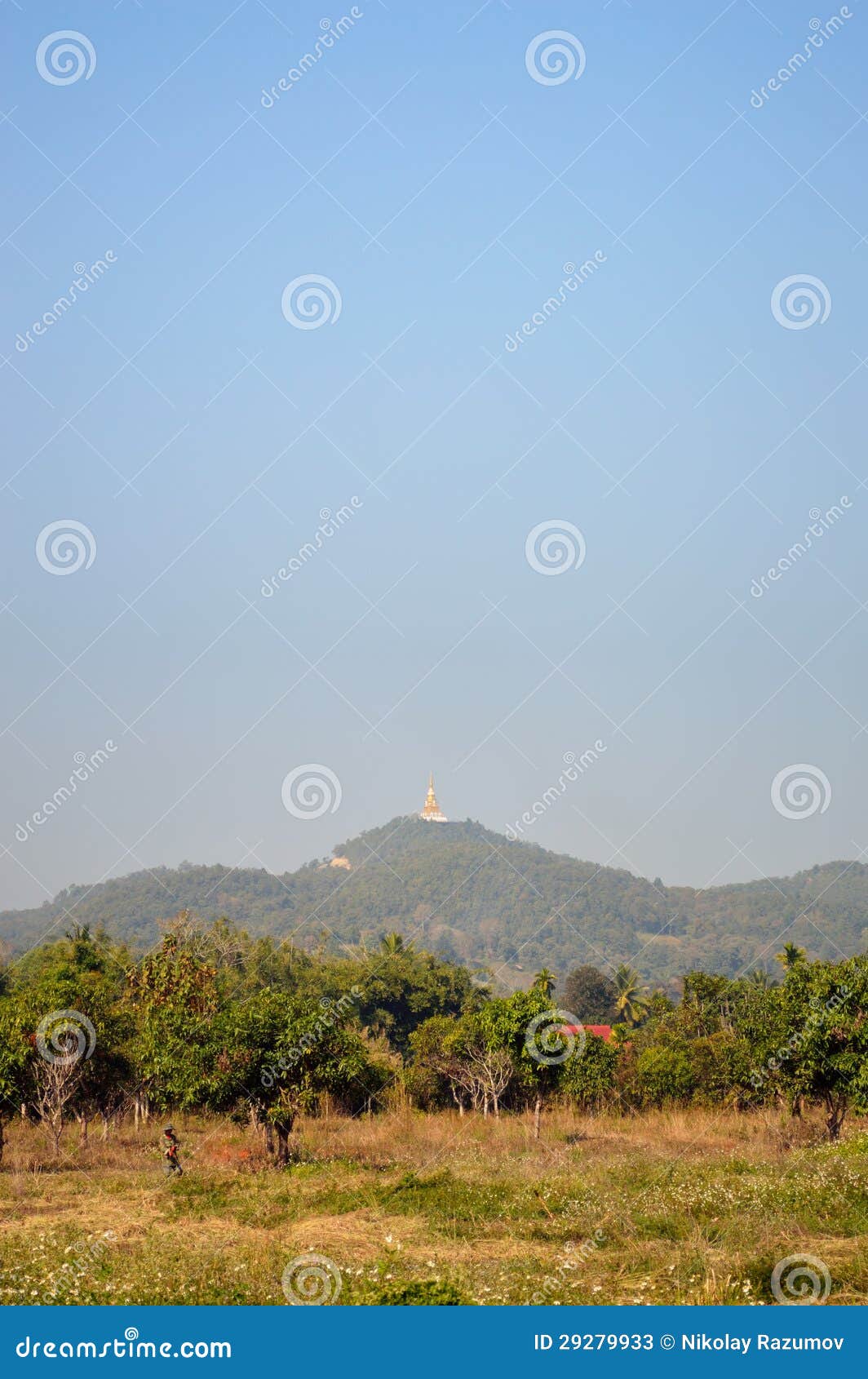 Temple on the mountain top stock image. Image of travel - 29279933