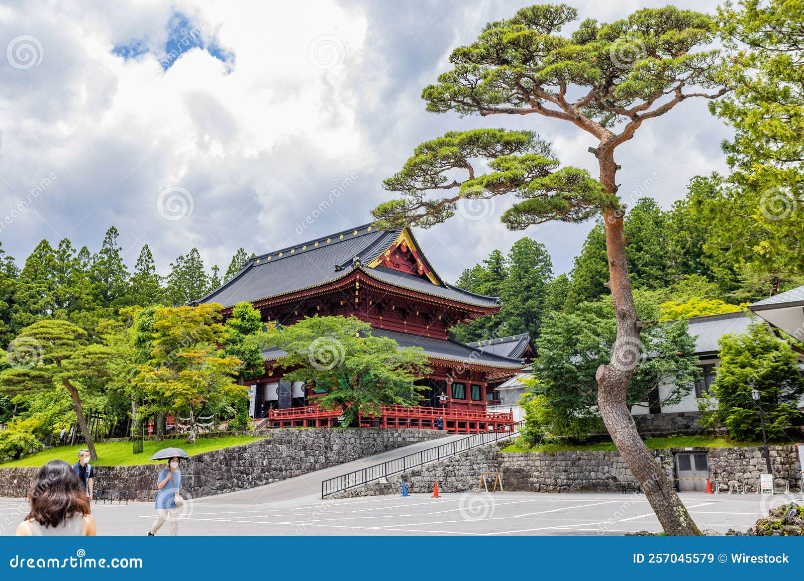 Temple in Nikko, Japan in Summer Editorial Stock Image - Image of roof ...