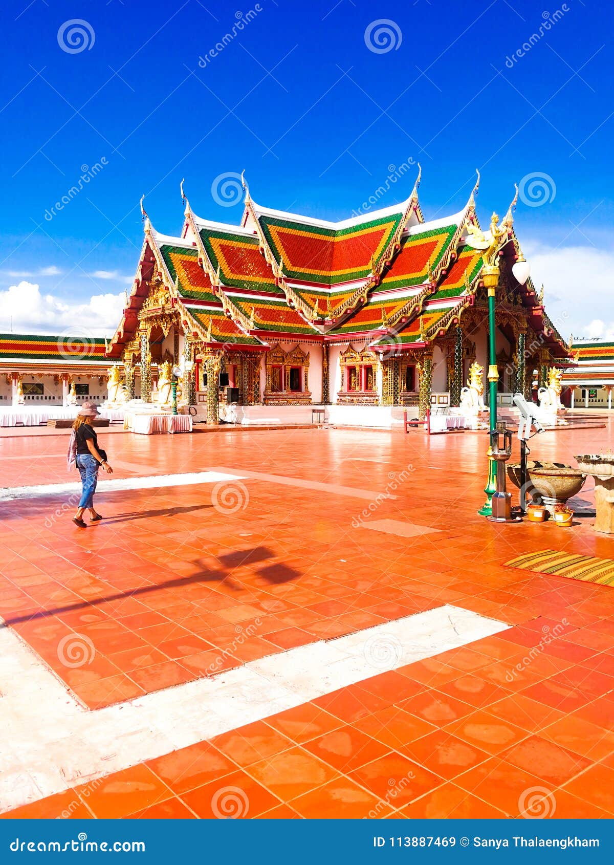 The Temple it Outdoor Light and Sky Blue Color Editorial Stock Image ...