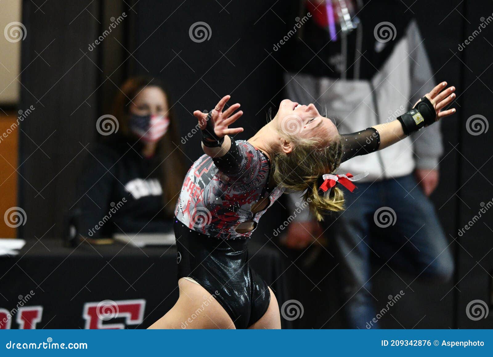 2021 Ncaa Gymnastics Ken Anderson Meet At Temple Univeristy Editorial
