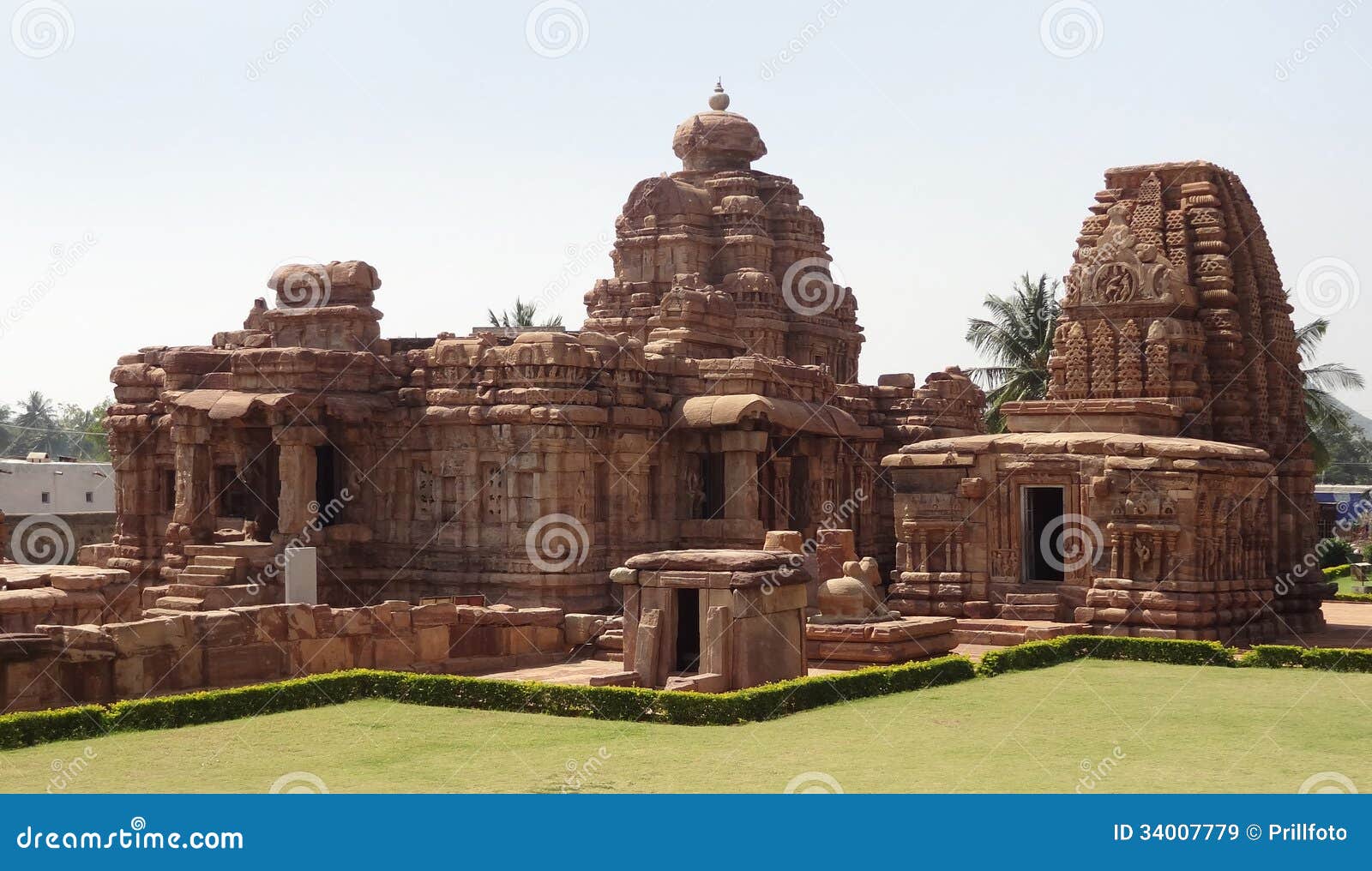 Temple at Pattadakal stock image. Image of temple, pattadakal - 34007779