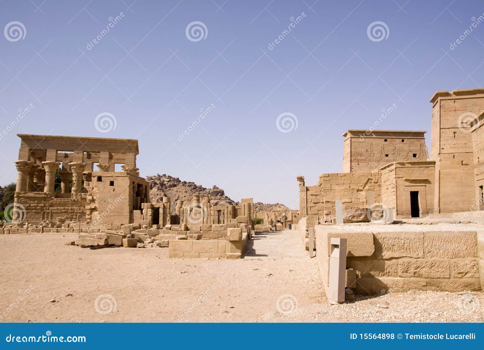 Temple of philae stock photo. Image of philae, egyptian - 15564898