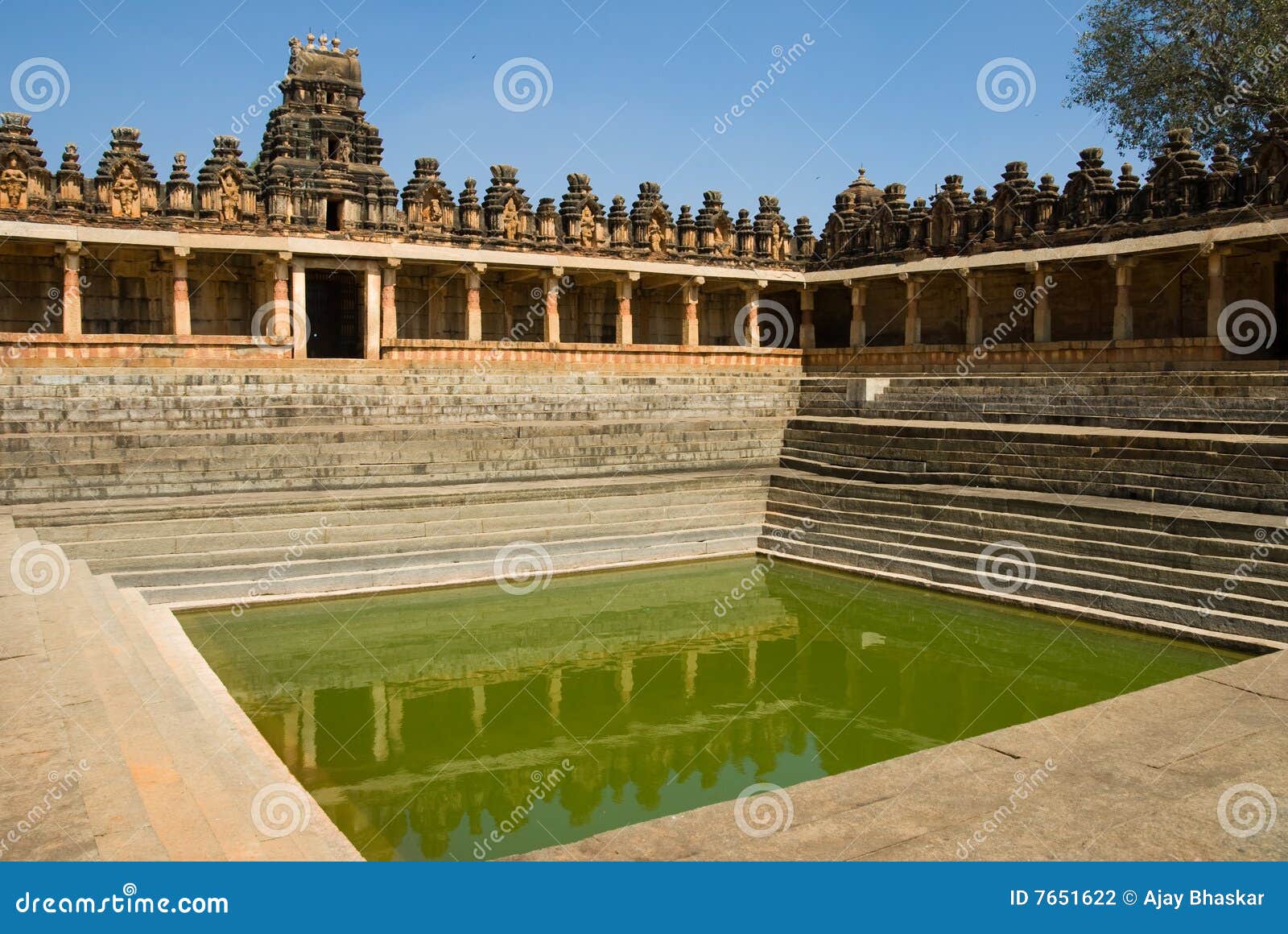 Temple pond stock photo. Image of heritage, places, devotion - 7651622