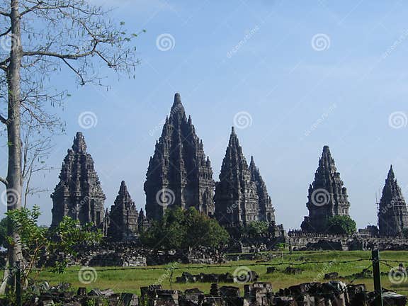Temple Prambanan stock photo. Image of java, view, world - 843792