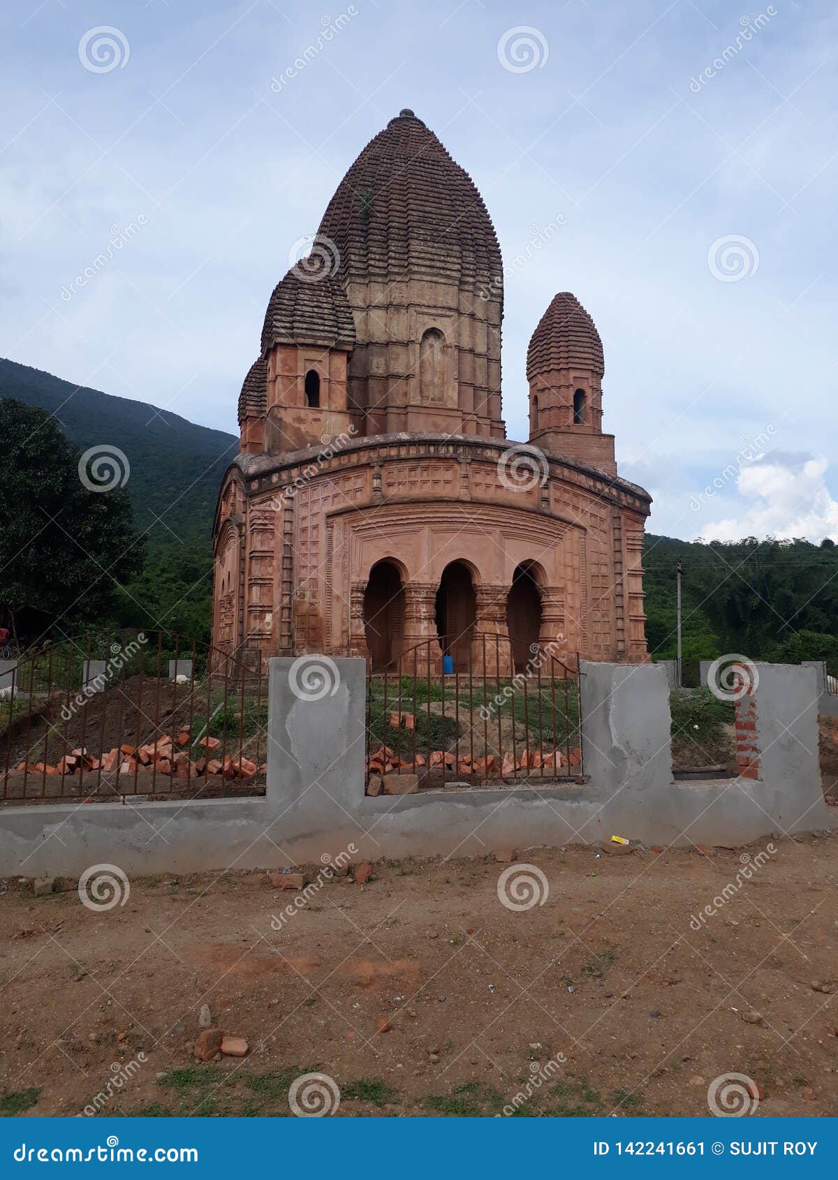 Temple stock image. Image of temple, purulia - 142241661