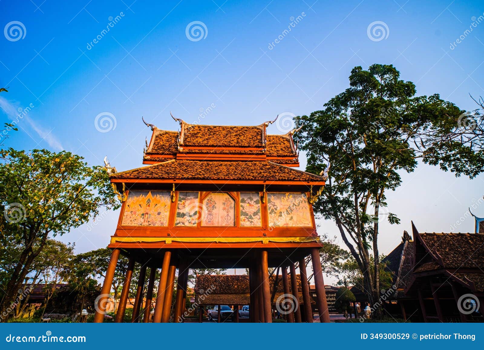 Temple Repository for the Buddhist Scriptures Religion Building for ...