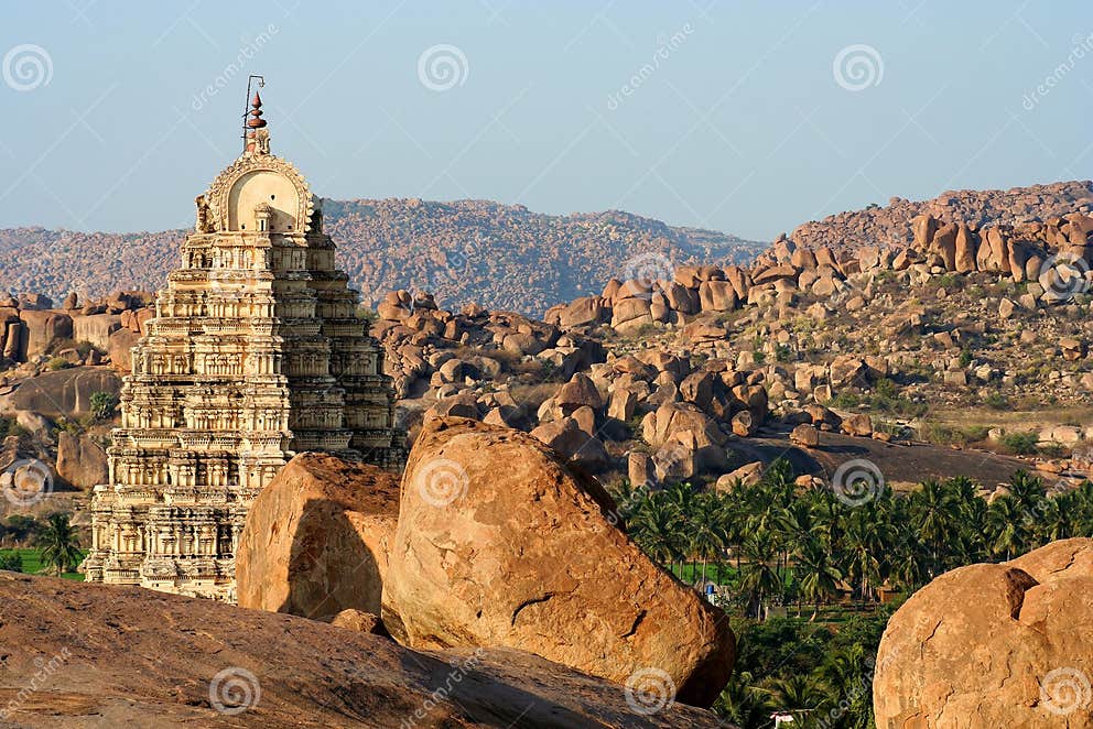 Temple among rocks stock image. Image of carving, granite - 24540225