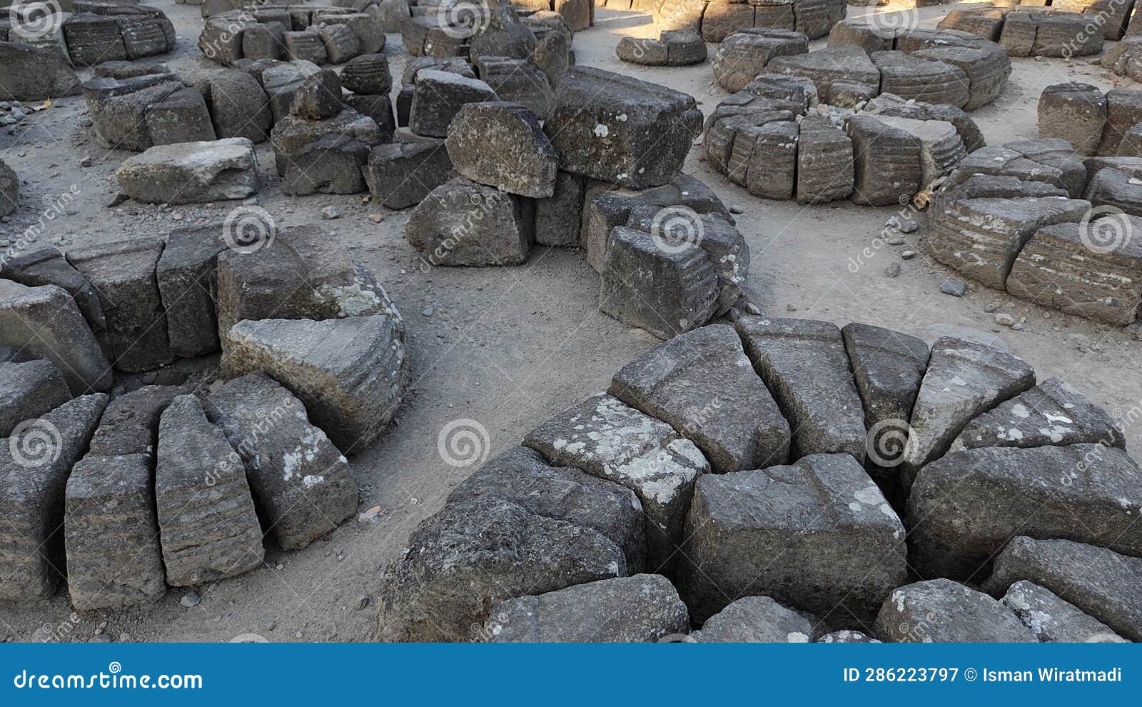 Temple Rocks in the Kalasan Temple Complex Stock Image - Image of ...