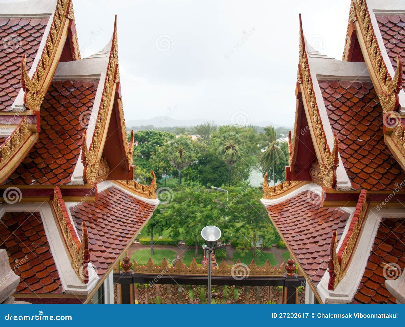 Temple roof stock image. Image of building, color, thailand - 27202617