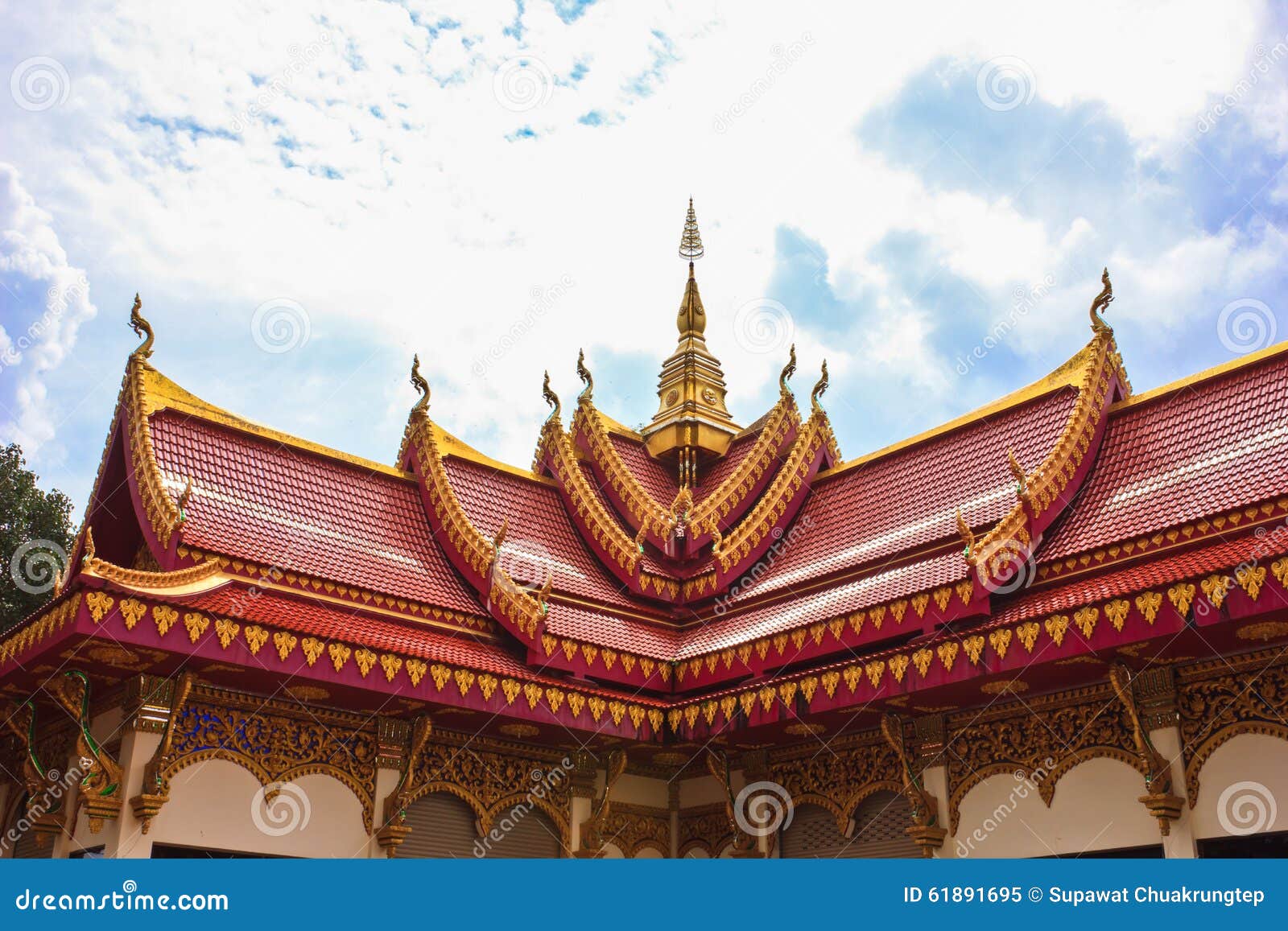 Temple roof stock image. Image of historic, architecture - 61891695